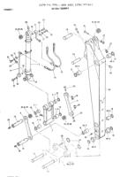 China 2419P3417D1 PIN Kobelco parts SK200LC, SK200, SK220LC, SK100, SK220 for sale