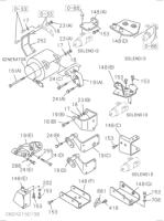 China 8944234520 STARTER ASM Hitachi parts EX60UR for sale