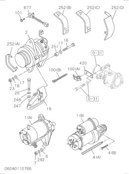 China 1811002463 STARTER ASM Hitachi parts CD1500, CD2000, EX300-5, EX300-5HHE, EX300LCLL-5, EX345USR(LC), EX350H-5, EX350H-5HHE, EX350K-5, EX370-5M, EX370HD-5, EX370LL-5, EX385USR for sale