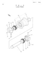 China 9066508 ROLLER;LOWER ASS'Y Hitachi parts EX100, EX120 for sale