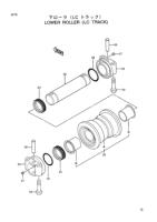 China 1022675 ROLLER Hitachi parts EX550, EX550-5 JPN, EX600H-3 JPN, EX600H-5 JPN for sale