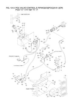 China 26817-42431 TEE Hitachi parts LX110-7, LX190-7, LX230-7, LX300-7, LX450-7 for sale