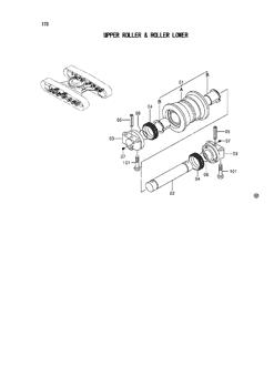 China 9184516 ROLLER;LOWER ASS'Y Hitachi parts IZX210F, IZX210MF, VR516FS, ZR420JC, ZR950JC, ZX110, ZX110-E, ZX110M, ZX130L, ZX130MT, ZX135USL, ZX160, ZX160LC-3, ZX160LC-3-AMS, ZX160LC-3-HCME, ZX160LCT, ZX180LC, ZX180LC-3, ZX180LC-3-AMS, ZX180LC-3... for sale