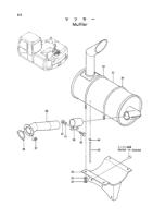 China 8048818 PIPE;EXHAUST Hitachi parts EX100WD-2, EX100WD-3, EX120-2, EX120-3, EX120K-2, EX120K-3, EX200-3, EX60-3 for sale