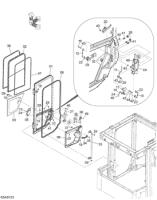 China 263G6-76622 GLASS Hitachi parts ZW100, ZW100-DO, ZW100-G, ZW120, ZW120-G, ZW140, ZW140PL, ZW150, ZW150PL, ZW180, ZW220, ZW220-HCMF, ZW250, ZW250-HCMF, ZW310, ZW310-A, ZW310-HCMF for sale
