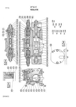 China 0249101 CYL.(A)-SUB Hitachi parts EX1000, UH181, UH501 for sale