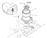 China YF15V00001F2 HYDRAULIC MOTOR Kobelco parts SK235SRLC-1E, SK235SR-1E, SK235SRNLC-1E, SK235SRNLC-1ES, SK235SRLC-1ES, SK235SR-1ES for sale