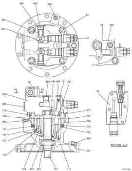 China YM15V00006F1 HYDRAULIC MOTOR Kobelco parts SK170-9, SK170 ACERA M-9, SK170-8, ED195-8 for sale