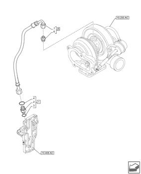 China 504053173 HOSE Kobelco parts F4HFE413P A001 for sale