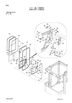 China 263G6-76621 GLASS Hitachi parts ZW140, ZW140PL, ZW150, ZW150PL, ZW180, ZW220, ZW220-HCMF, ZW250, ZW250-HCMF, ZW310, ZW310-A, ZW310-HCMF for sale