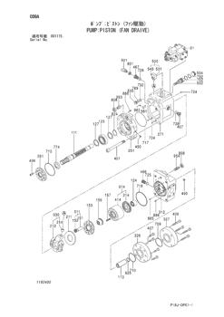 China 1192401 CYL. Hitachi parts EX1200-6 for sale