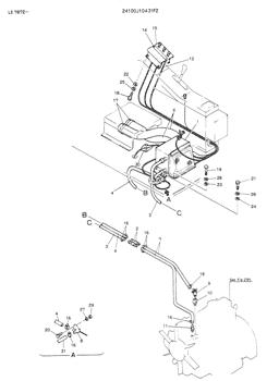China 2406R240D2 FLEXIBLE CONTROL Kobelco parts K903, K905LC, K905 for sale
