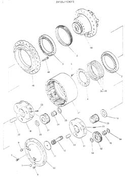 China 2401N469 RING GEAR Kobelco parts SK200LC, SK200, MD200C for sale
