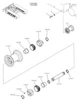 China 2405T1680 BUSHING,35.1mm ID x 39mm OD x 36.95mm L Kobelco parts SK45SR-2, 50SR, SD40SR, SK55SRX, SK40SR, 50SR-5, 50SR-3 for sale