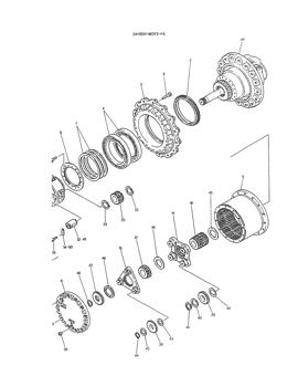 China ZR16X04500 RING Kobelco parts SK200, K907LC, K909A, SK200LC, K909LC, K912, SK220, K912LC, SK220LC, K916, SK300, K916LC, SK300-2, SK300LC, SK300LC-2, SK400, SK235SR, SK400LC, MD180LC, MD200BLC, SK235SR-1E, MD200C, SK235SR-1ES, MD24... for sale