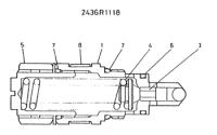 China 2436R1118R100 REPAIR KIT CONSISTS OF ITEM 6 & 7 Kobelco parts LK200 for sale