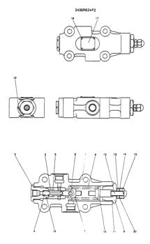 China 2436R624R100 REPAIR KIT, CONSISTS OF REF 2,3 Kobelco parts SK200, SK300LC-2, SK200LC, SK300, SK300-2, SK300LC for sale