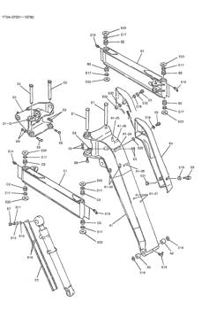 China 2445R138D22 SEAL,55mm ID x 65mm OD x 4mm Thk Kobelco parts 70SR, LK500A, OFFSET BOOM, LK500, LK400 for sale