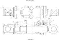 China 2438U588R120 REPAIR KIT Kobelco parts K909LC, K907LC, K909A for sale