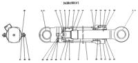 China 2438U992R100 REPAIR KIT Kobelco parts K907LC, K907, K904L, K904, K905LC, K909LC, K905 for sale