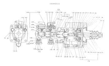 China 2138U310S22 VALVE, RELIEF Kobelco parts LK300 for sale
