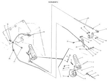 China 2406U114S2 PIN Kobelco parts LK600, LK500, LK700, LK700A for sale