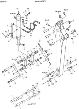China 2419P3428D1 PIN Kobelco parts SK60 for sale