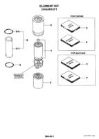 China YR50V00006F3 ELEMENT Kobelco parts SK130, SK130LC, SK115DZ, SK150LC, ED180 for sale