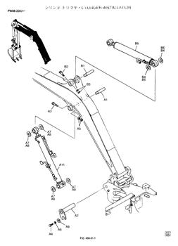 China PW02B01256P2 PIN Kobelco parts 30SR-2, 35SR-2 for sale