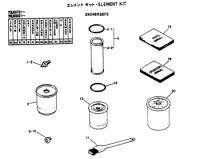 China 24046R36F3 ELEMENT KIT Kobelco parts SK200, SK200LC for sale
