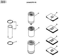 China 24046R37F8 ELEMENT KIT Kobelco parts SK130, SK130LC, SK120, SK120LC for sale