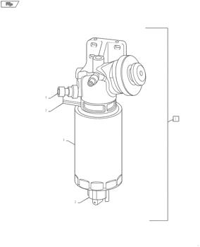 China 87435522 FILTER ASSY Kobelco parts SK295-9, SK260, SK260-9, SK210-8, SK170-8, SK295-8 for sale