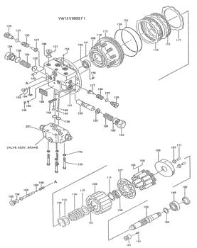 China YW15V00005S019 BOLT Kobelco parts SK135SR, SK135SRLC-1E, SK120, SK115SRDZ-1E, SK135SR-1E, SK115SRDZ, SK135SRL, SK135SRL-1E, SK135SRLC, SK120LC for sale