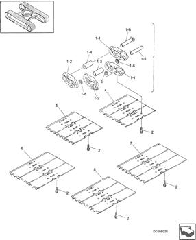 China LC60DU1001P1 BOLT for sale