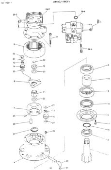China 24100J11943F1 HYDRAULIC MOTOR Kobelco parts SK60 for sale