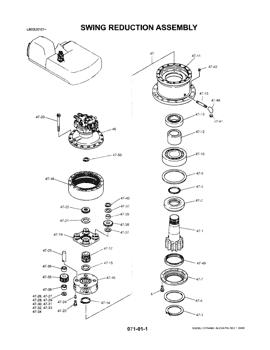 China 24100J16661F4 HYDRAULIC MOTOR Kobelco parts SK290LC-6E, SK330LC-6E, SK290LC for sale