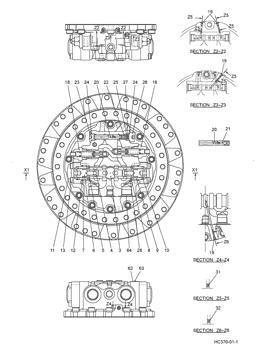 China LQ15V00020F1 HYDRAULIC MOTOR Kobelco parts SK235SR-2, SK260, SK235SR-1E, SK235SRLC-2 for sale