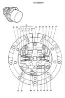 China PX15V00002F1 HYDRAULIC MOTOR Kobelco parts SK035-2 for sale