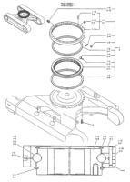 China YF40F00003F1 RING Kobelco parts SK235SRNLC-1ES, SK235SRLC-1ES, SK235SR-1ES, SK235SRNLC-1E, SK235SRLC-1E, SK235SR-1E for sale