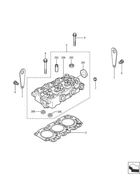 China VA30L0101102 GASKET Kobelco parts 17SR-3, SK17SR-3 for sale