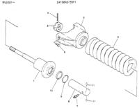 China 2417P273 SPRING Kobelco parts SK135SR, SK135SR-1E, SK100, SK115DZ, SK135SRL, SK120, SK135SRL-1E, SK120LC, SK135SRLC, SK115SRDZ-1E, SK130, SK135SRLC-1E, SK130LC, SK100L, SK115SRDZ, MD140C for sale