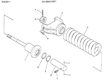 China 2417P273 SPRING Kobelco parts SK135SR, SK135SR-1E, SK100, SK115DZ, SK135SRL, SK120, SK135SRL-1E, SK120LC, SK135SRLC, SK115SRDZ-1E, SK130, SK135SRLC-1E, SK130LC, SK100L, SK115SRDZ, MD140C for sale