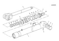 China 0591804 GASKET Kobelco parts WLK15 for sale