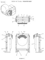 China YB05P00001S001 RADIATOR Kobelco parts SK200SR, SK200SRLC-1S, SK200SRLC, SK200SR-1S for sale