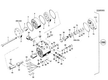 China 1442854 GASKET KIT Kobelco parts WLK25, WLK15 for sale