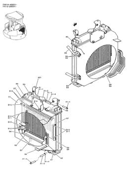 China PW05P00027F1 RADIATOR Kobelco parts 30SR-3, 35SR-3 PV11, SK30SR-3, 35SR-5 PX15-20658, 35SR-3 PX12, 30SR-5, 35SR-3 PX13, 35SR-5, 35SR, SK35SR-3, 30SR ACERA, 30SR, 35SR-3 PX14 for sale