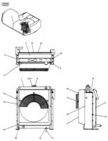 China YN05P00024S001 RADIATOR Kobelco parts SK200-6, SK200LC-6, SK210LC for sale