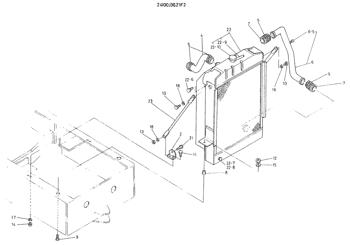 China 24100J3621F2 RADIATOR GROUP, CONSISTS OF REF 2 TO 24 for sale