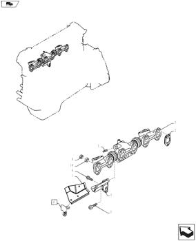 China VHS171041610 GASKET Kobelco parts 230SR-3, 260SR-3, SK350-9 for sale