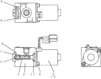 China EZ35V00004S015 SOLENOID VALVE Kobelco parts SK210DLC-8, SK200LC-6ES, SK210LC-8, 200-8, SK210D-8, SK200-6ES for sale